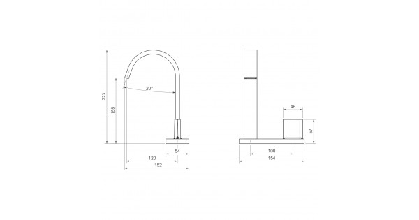 Torneira Mesa Com Chapa Bica Alta Para Lavatorio Deca Polo ...