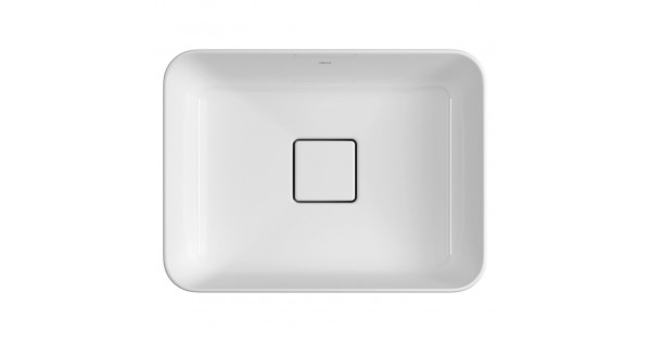 Cubas Semi-Encaixe : Cuba Slim Semi Encaixe Deca Retangular ...