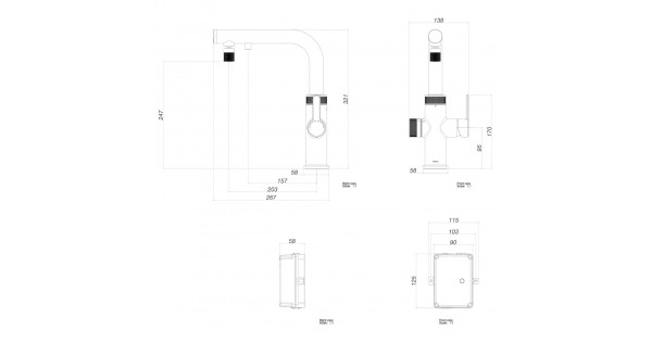 Monocomando Deca Enjoy Select Cromado com Filtro e Seletor ...