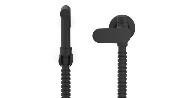 Ducha Higienica com Derivação Roca Cala Matte Black A5 ...